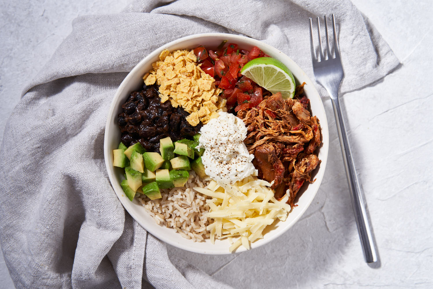 Halloumi, Mango and Avocado Rice Bowl recipe | HotCooking