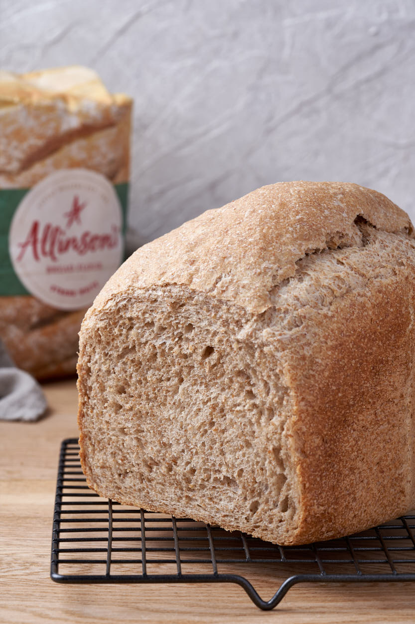 Allinson's 50/50 Wholemeal Loaf in a Bread Maker recipe | HotCooking