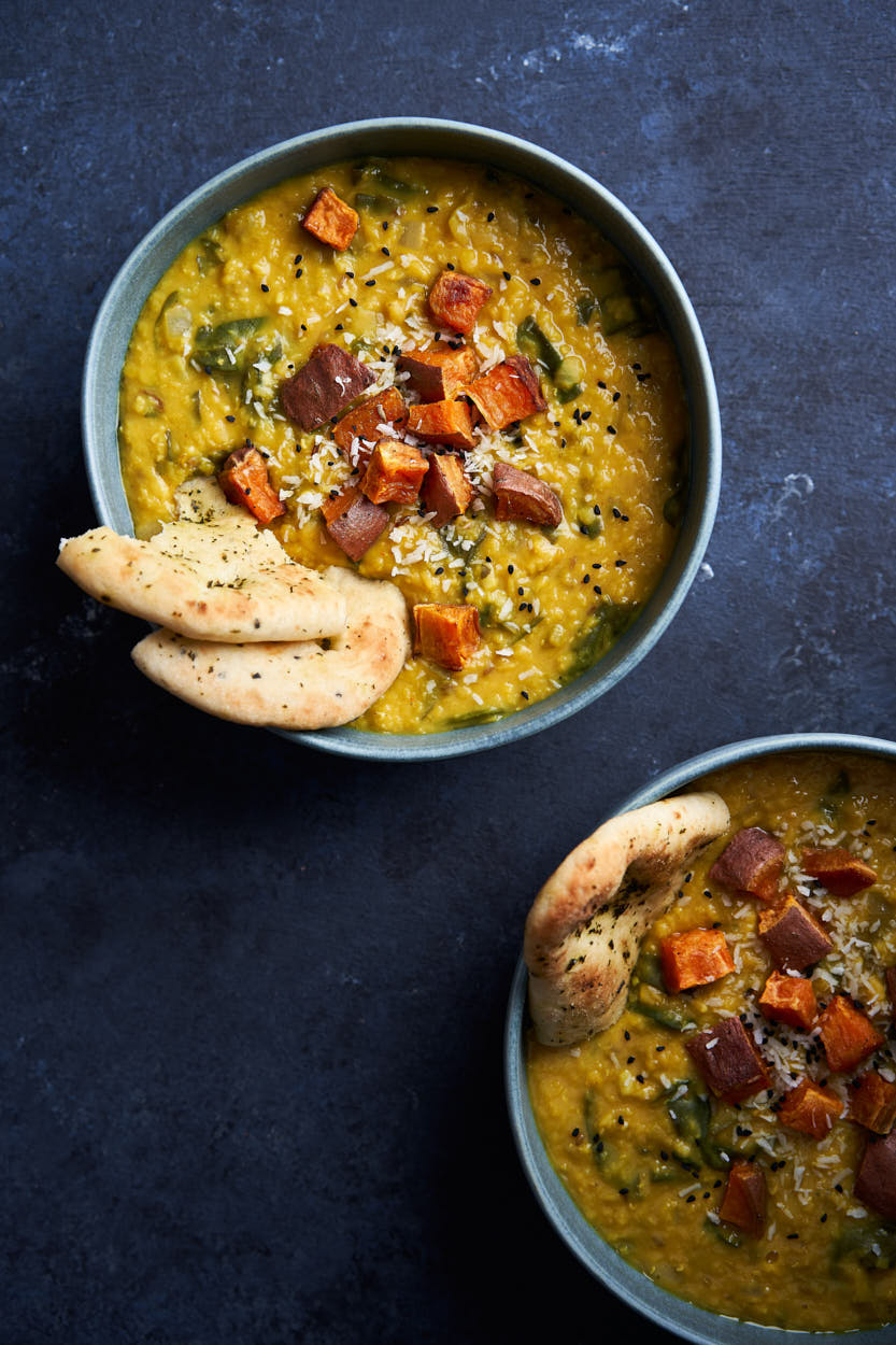 Anna Jones's Sweet Potato Dhal recipe | HotCooking