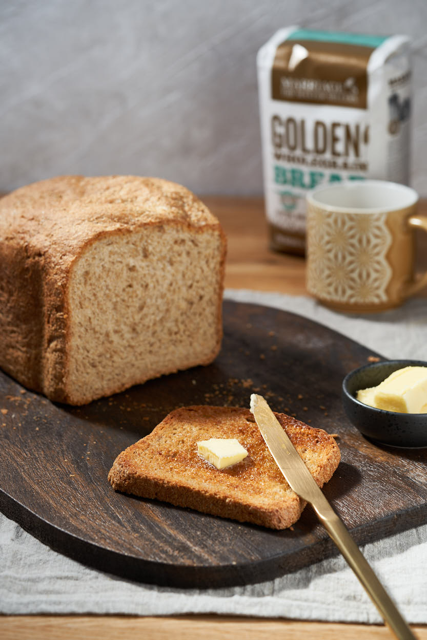 Panasonic Bread Maker 100% Golden Wholemeal Sourdough Loaf recipe ...