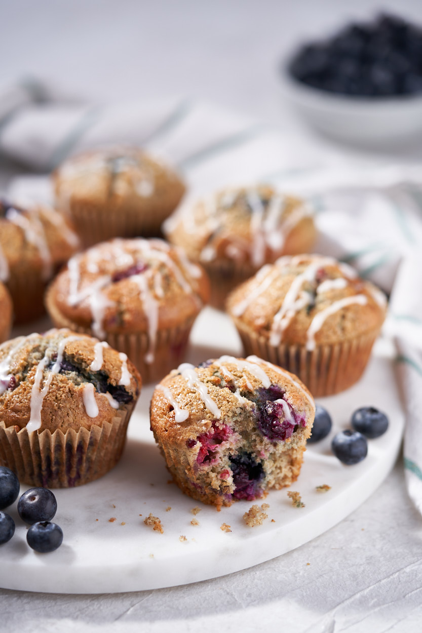 Wholemeal Berry Yoghurt Muffins recipe | HotCooking